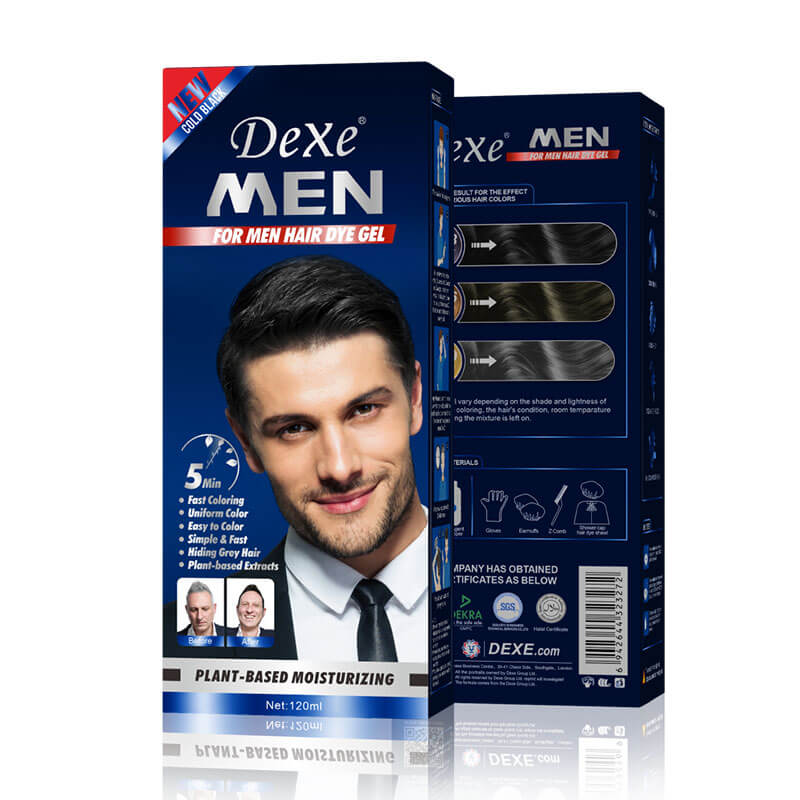 Dexe Men's Black Hair Color Gel 120ml - Dexe-Official Website-Dexe Com ...